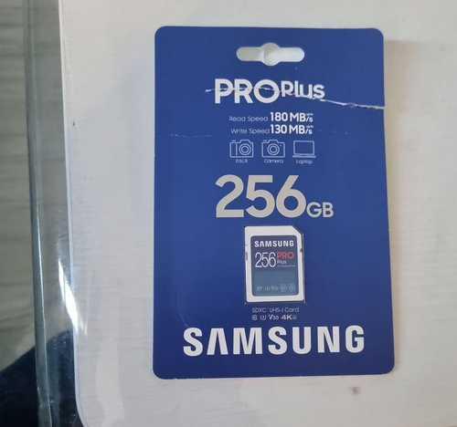 Карта памяти SD 256GB Samsung Class 10 Pro Plus