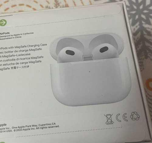 Наушники apple airpods 3