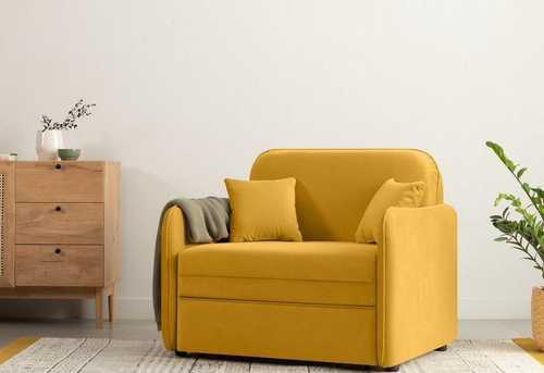 Кресло кровать Кейсес Velvet Yellow