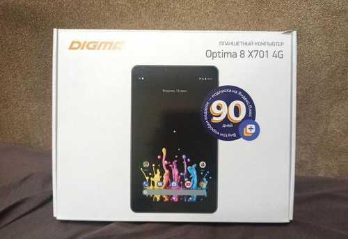 Планшет Digma Optima 8 X701 4G (Android 10)