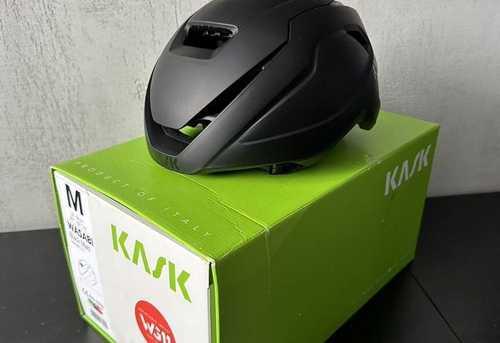 Велошлем kask wasabi M black matt