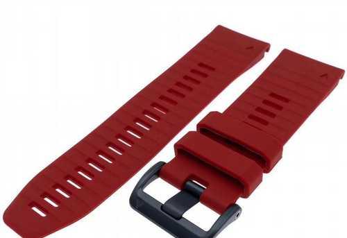 Красный Силиконовый браслет для Garmin 26 mm