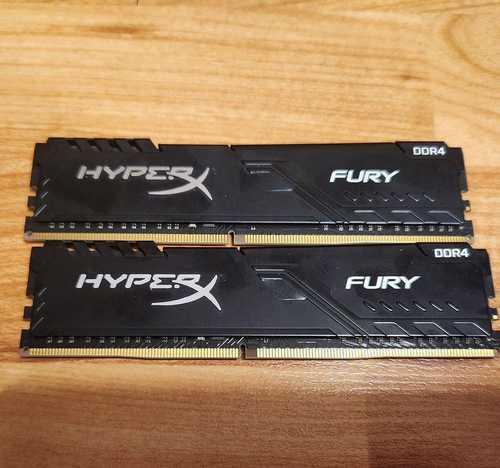 Оперативная память Kingston HyperX Fury DDR4 16GB