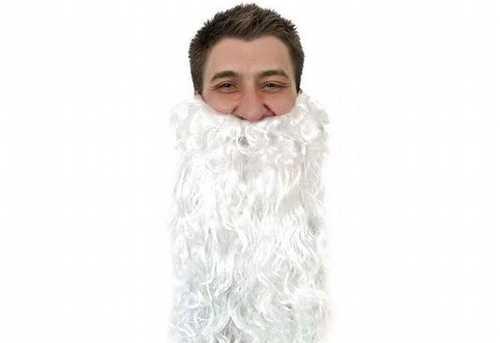 Борода Деда Мороза 40 см