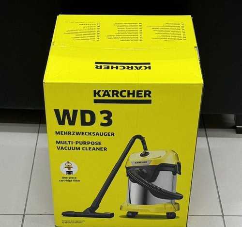 Пылесос karcher wd 3 новый