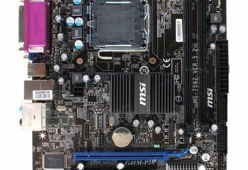 Материнская плата MSI G41M-P28 LGA 775 PCI-E+svga+