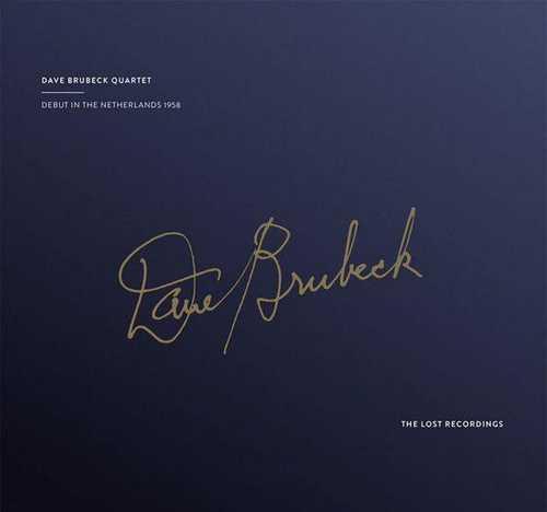 Виниловая пластинка Dave Brubeck - Debut In The Netherlands 1958 (Analogue) (Limited Edition, Black