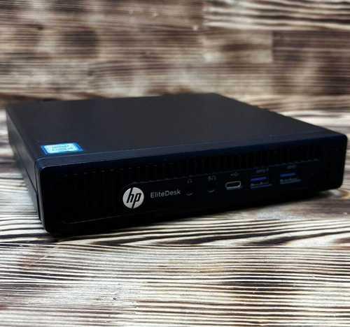 Неттоп HP EliteDesk, i3 6-го, озу 8Gb, SSD 120Gb