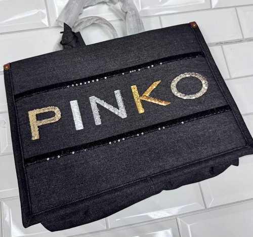 Шоппер Pinko Denim shopper