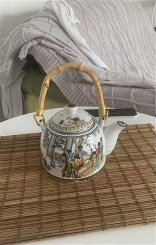 Заварочный фарфоровый чайник китайский