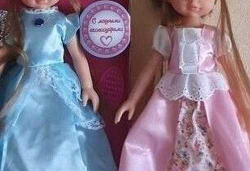 Платья принцесс от новых кукол 25 см