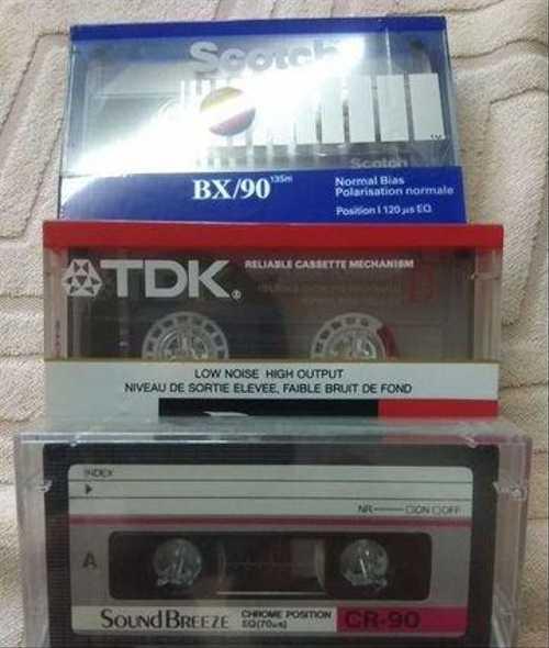 Аудио кассеты новые SNC ll & TDK & Scotch normal