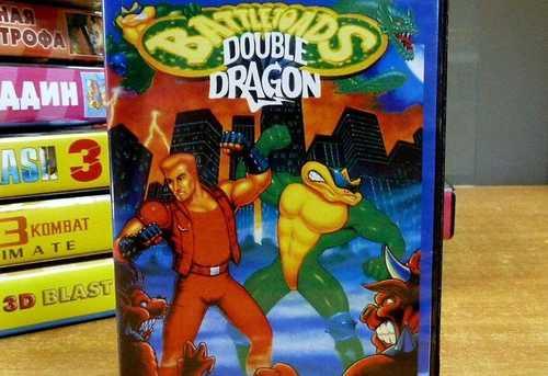 Картридж 16-бит (Sega) Battletoads & Double Dragon