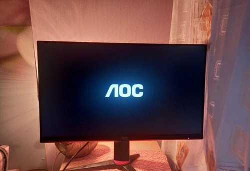 Игровой Монитор для компьютера AOC черный 75гц