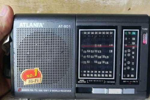 Радиоприемник Atlanfa AT-801 FM 64-108 MHz 220 В