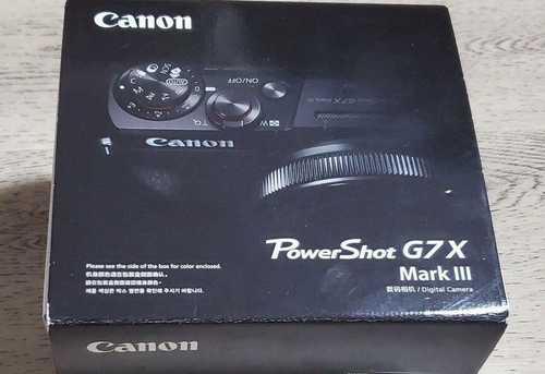 Фотоаппарат Canon g7x mark 3