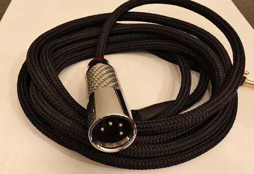 Балансный кабель для наушников(серебро)