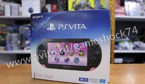 Sony PS Vita 2000 Wi-Fi Pink\Black+ карта памяти