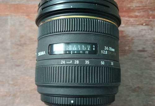 Объектив sigma 24-70 mm для Nikon