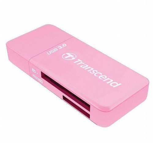 Картридер Transcend TS-RDF5R USB 3.0, розовый