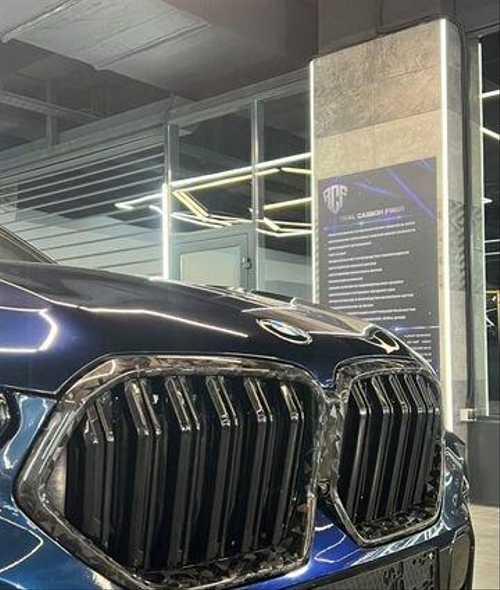 Рамка решетки BMW X6 G06 кованый карбон