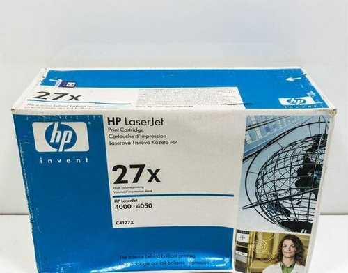 Картридж HP 27X (C4127X) новый для LaserJet 4000