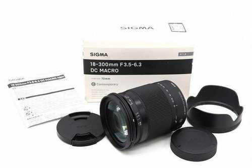 Sigma AF 18-300mm f/3.5-6.3 DC macro OS HSM for Ca