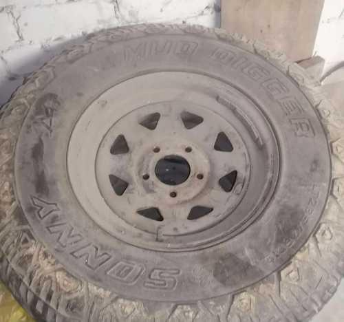 Грязевые шины на дисках Ssangyong