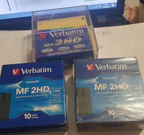 Дискеты verbatim 1.4 mb 27 шт