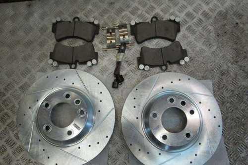 Диски с колодками power stop для Ауди Q7 4L 3.0