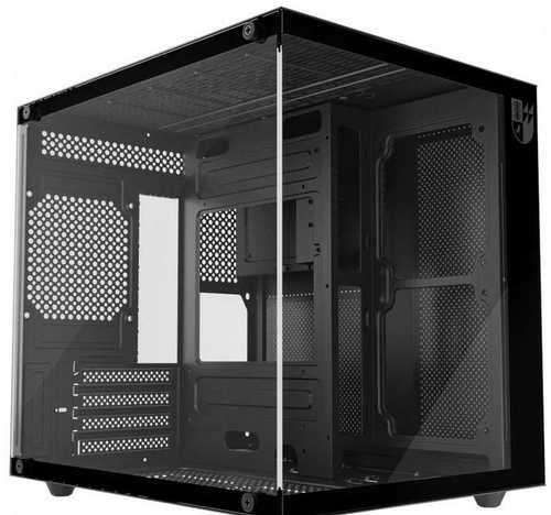 Корпус аквариум закаленное стекло, Micro-ATX, Mini