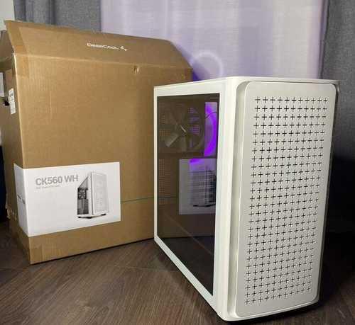 Корпус deepcool CK560 + 3 кулера argb