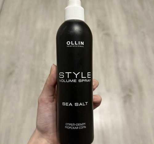 Солевой спрей для объема волос ollin