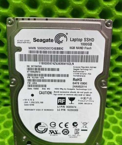 1 тб Жесткий диск Seagate Laptop sshd st1000lm014