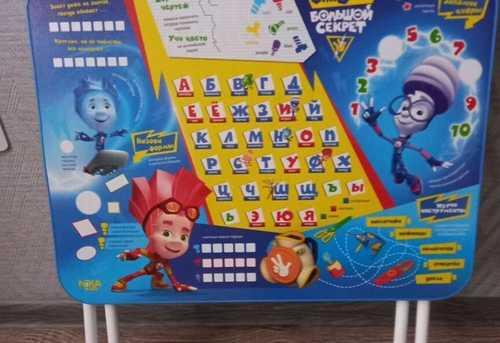 Детский стол фиксики азбука