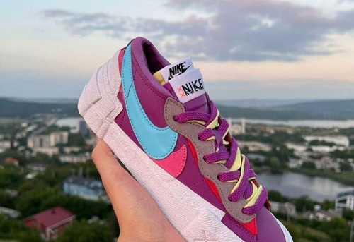 Nike Blazer Low sacai kaws Purple Dusk. Оригинал