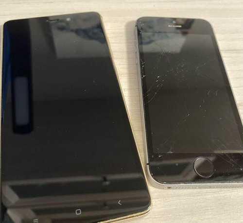 Телефоны на запчасти xiaomi и iPhone