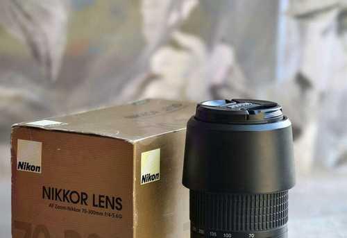 Объектив Nikon AF 70-300mm 1:4-5.6G