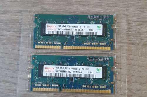 Оперативная память hynix 2GB 1Rx8 PC3 - 10600S