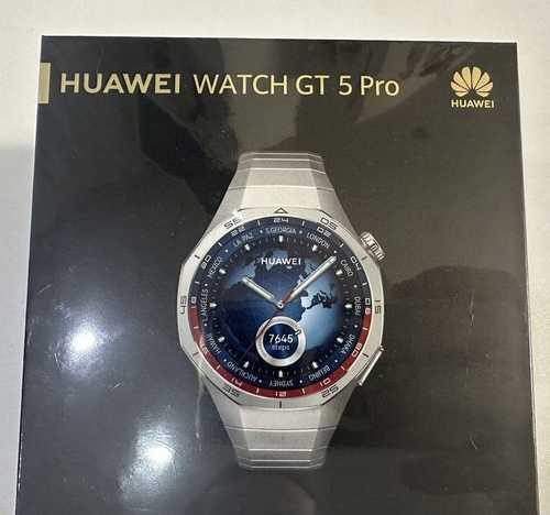 Смарт-часы Huawei GT 5 Pro титановые