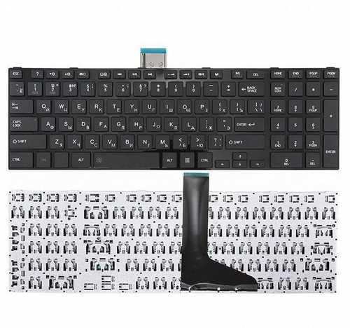 Клавиатура для Toshiba L50D-A черная плоский Enter