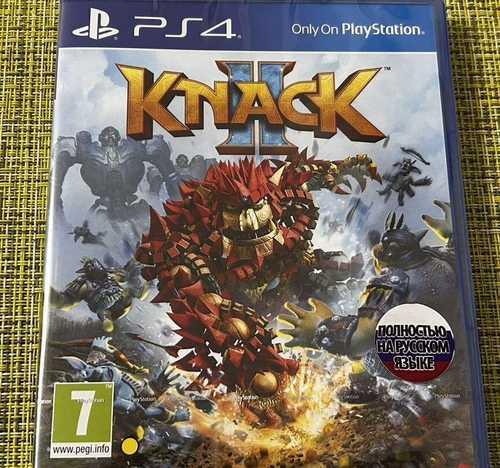 Knack 2 ps4 новый диск