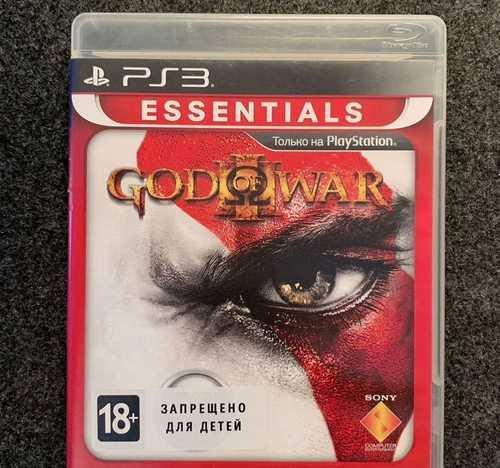 Диск с игрой god of war 3 ps3