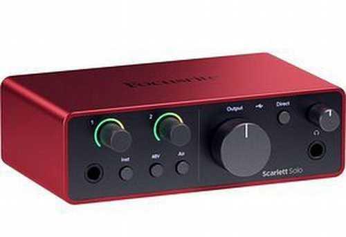 Focusrite Scarlett Solo 4rd gen Новая