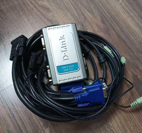 Kvm-221 переключатель d-link