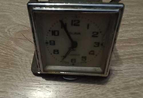 Часы будильник дорожные Слава СССР