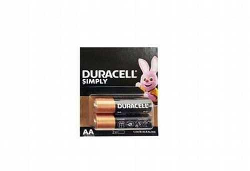 Duracell Simply батарейка 2шт AA