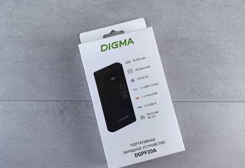 Портативное зарядное устройство digma dgpf20A