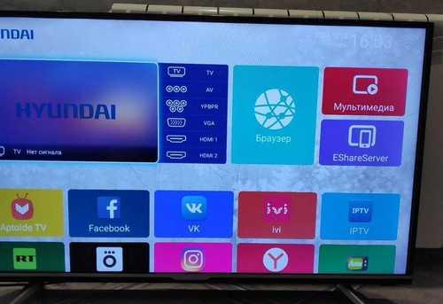 Телевизор SMART tv Hyundai 40 дюймов