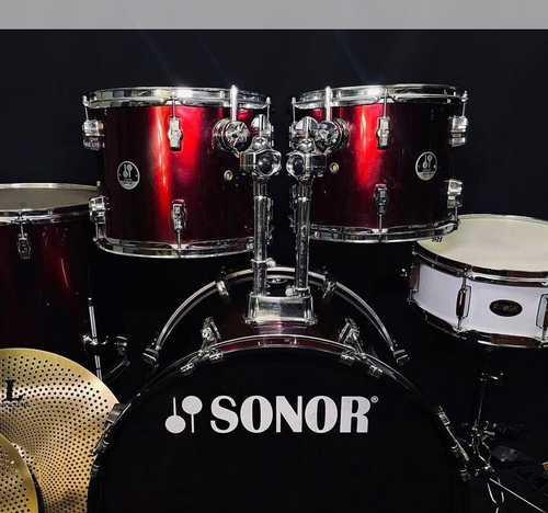 Sonor, Evans, Zildjian ударная установка барабаны